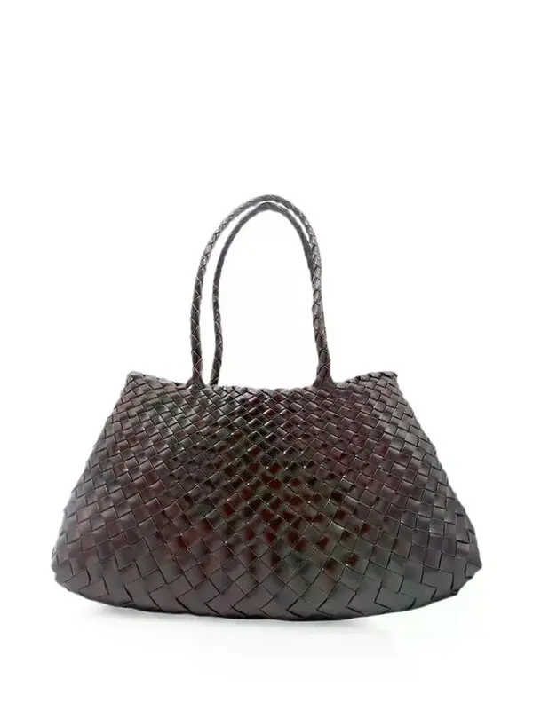 Dragon Diffusion Santa Croce Woven Leather Shoulder Bag