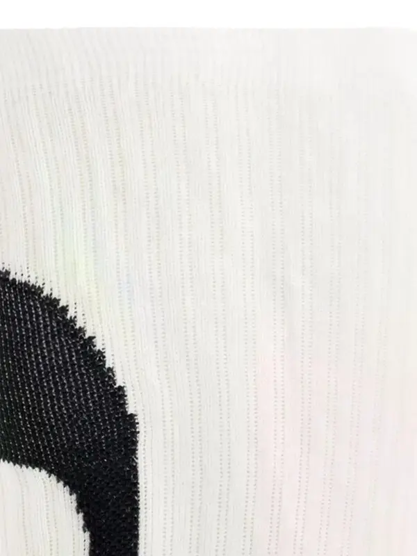 Balenciaga Logo-print Ribbed-knit Crew Socks