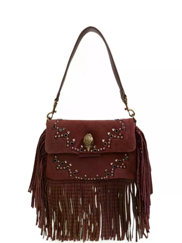 Kurt Geiger Oxford Fringe Shoulder Bag - Brown