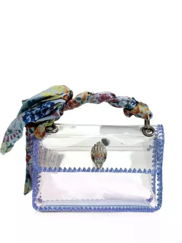 Kurt Geiger Mini Kensington Scarf-handle Tote Bag - White