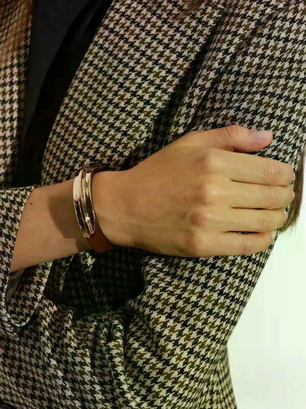 Max Mara Agia Leather Bracelet