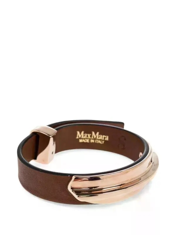 Max Mara Agia Leather Bracelet
