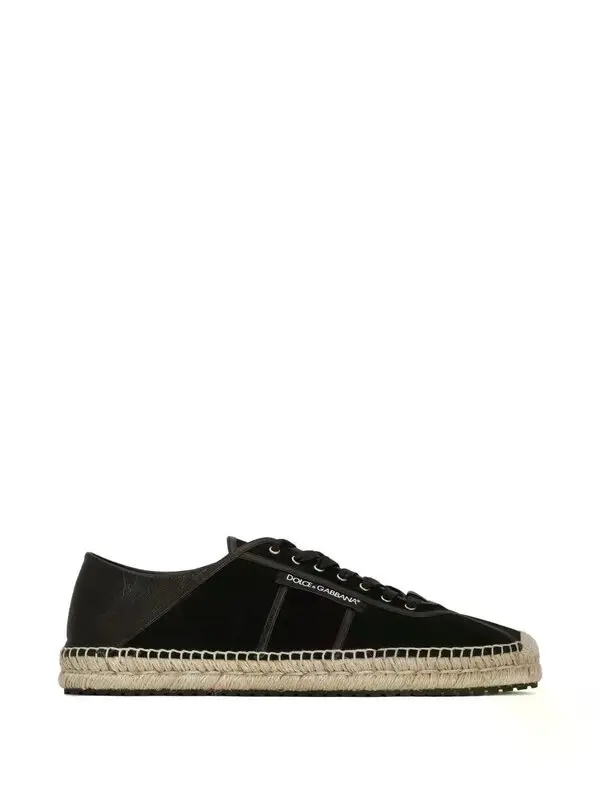 Dolce & Gabbana Espadrilles In Split - Black