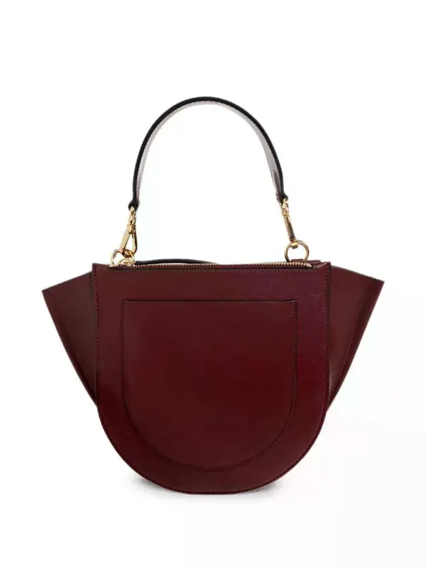 WANDLER Hortensia Small Leather Tote Bag