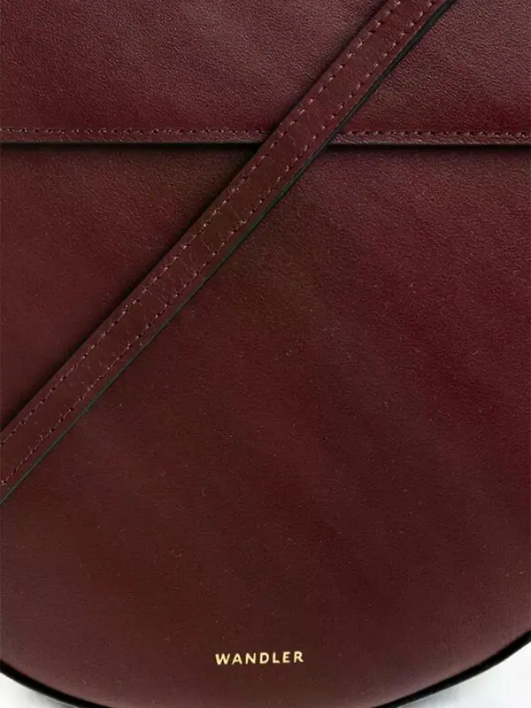WANDLER Hortensia Small Leather Tote Bag