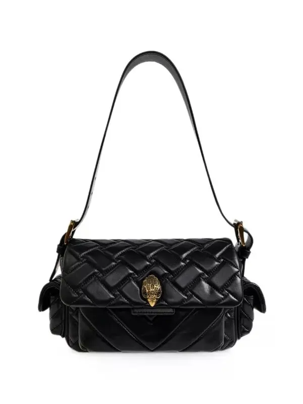 Kurt Geiger Kensington Multipocket Quilted Shoulder Bag - Black