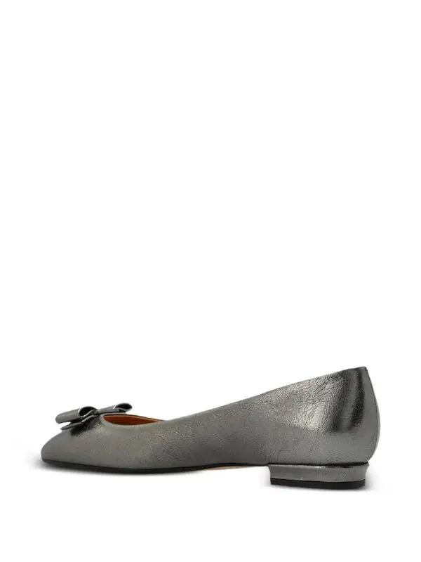FERRAGAMO Varina Bow Detail Ballet Flats