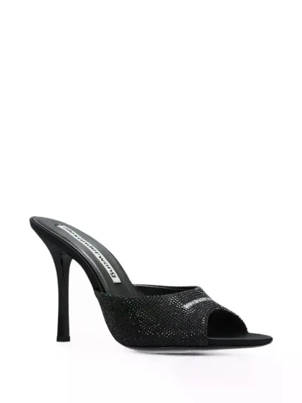 Alexander Wang Cher Crystal-embellished Sandals - Black