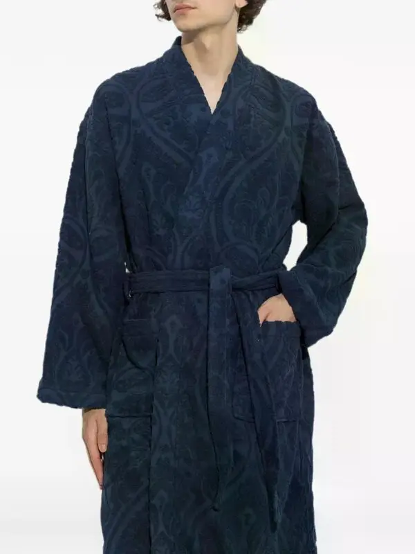 Etro Paisley-jacquard Bathrobe