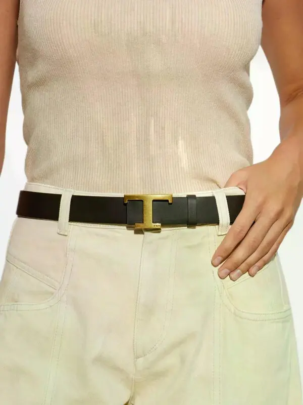 TOD'S T Timeless Leather Belt