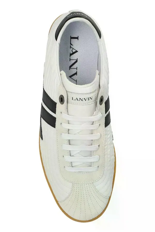 LANVIN Glen Quilted Calf Leather Sneakers