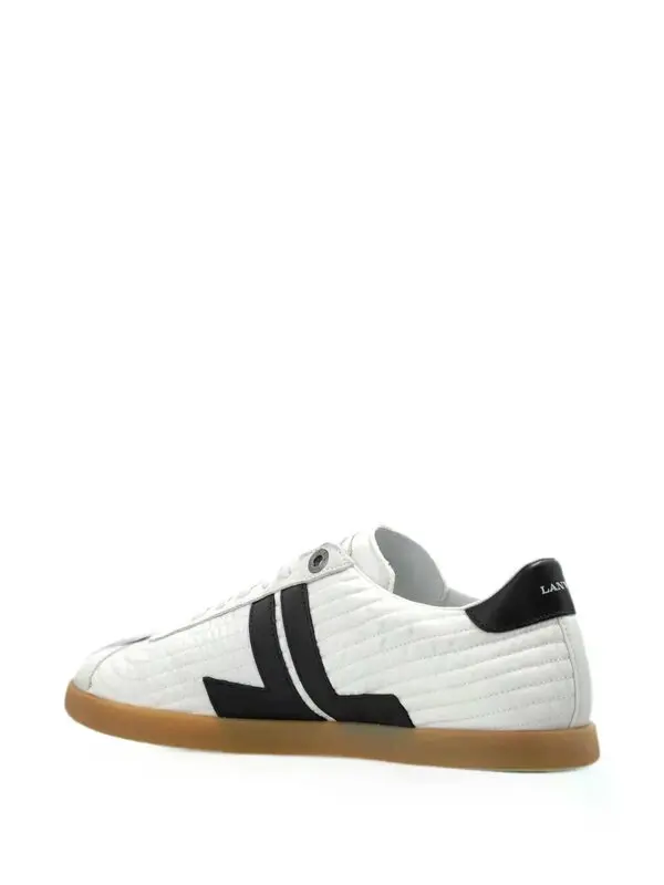 LANVIN Glen Quilted Calf Leather Sneakers