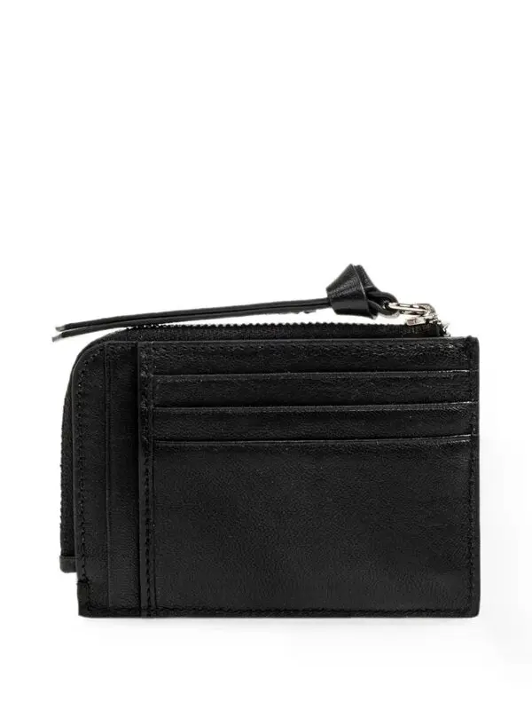 VIVIENNE WESTWOOD Orb-plaque Leather Card Holder