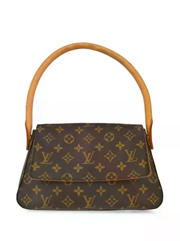 LOUIS VUITTON Monogram Mini Looping Shoulder Bag - Brown