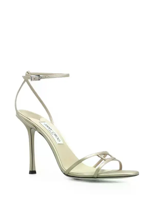 JIMMY CHOO 1998 Leo Sandals - Gold