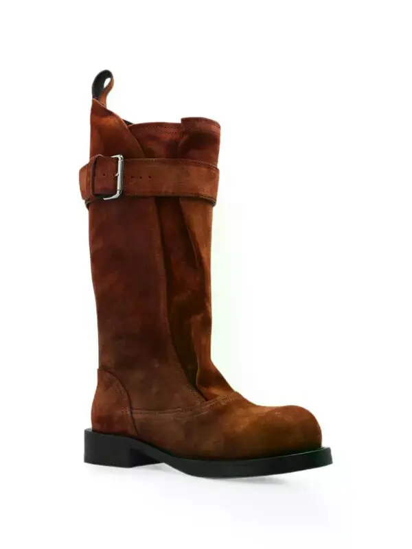 IRO PARIS Riff Buckle-fastening Biker Boots - Brown