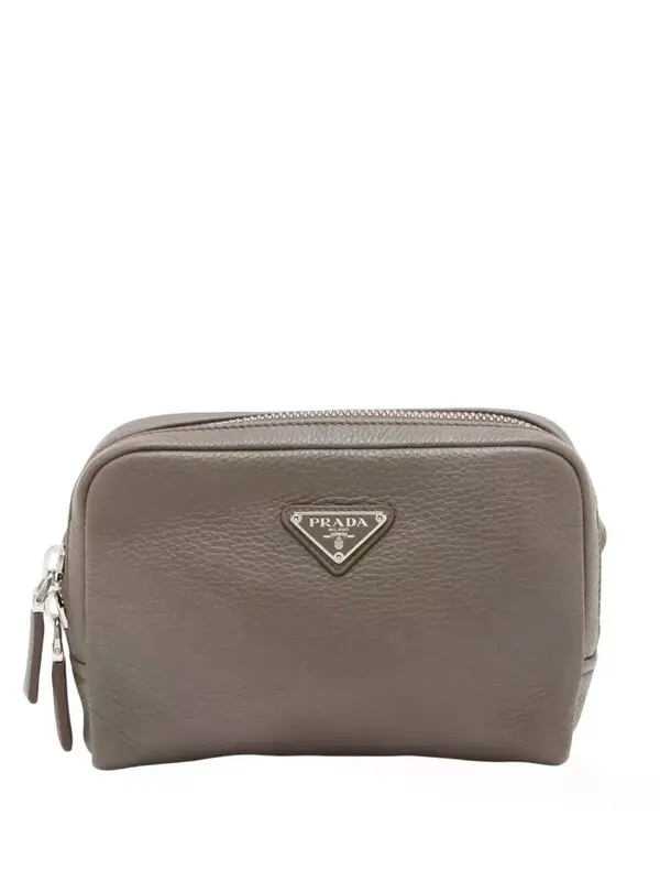 Prada 2013-2026 Vitello Daino Belt Bag - Grey