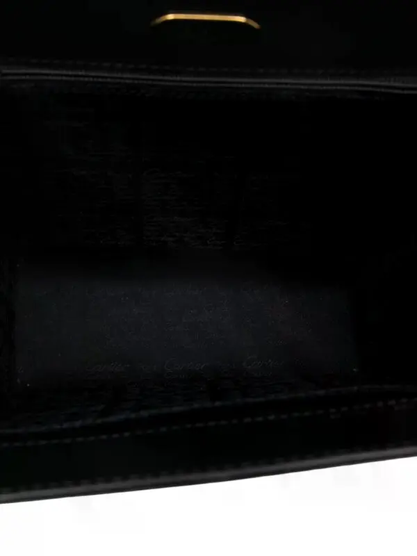 Cartier 20th Century Sapphire Line Leather Handbag