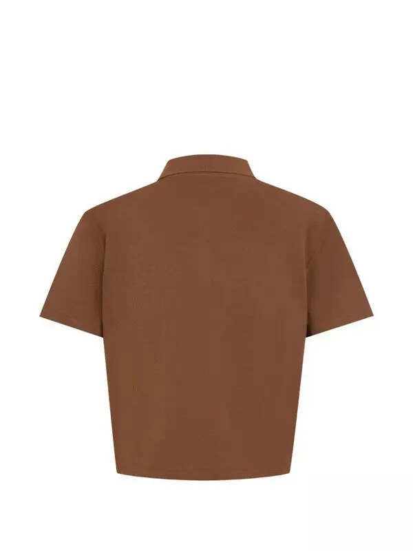 Saint Laurent Logo-embroidered Polo Top