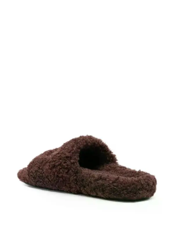 Balenciaga Furry Open Slides
