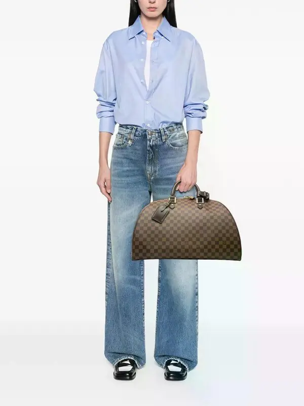 LOUIS VUITTON Damier Ebene Ribera Gm Travel Bag
