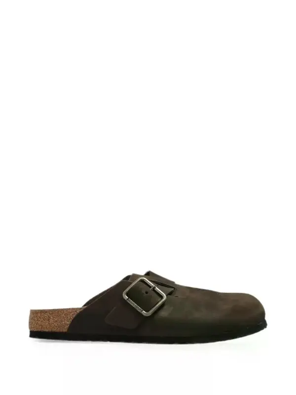 BIRKENSTOCK Boston Buckle-fastening Mules - Brown