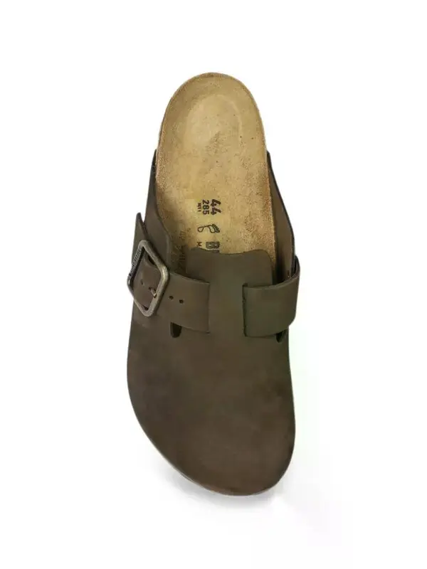 BIRKENSTOCK Boston Buckle-fastening Mules - Brown