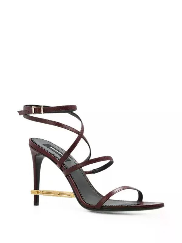 Dsquared2 Embellished Leather Sandals
