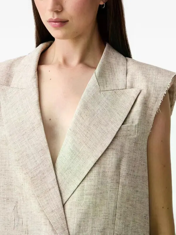 VICOLO Peak-lapels Vest