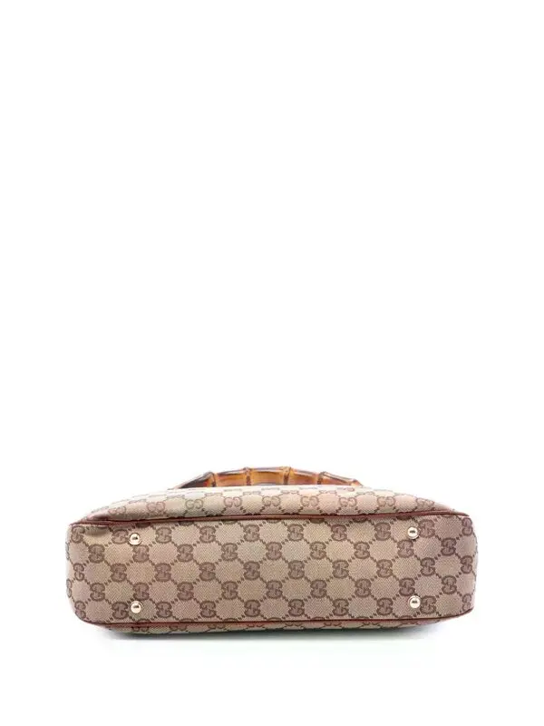 Gucci Gg Canvas Bamboo Anita Handbag