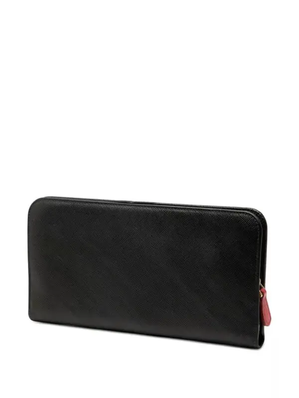 Prada 2010-2026 Saffiano Zip Around Wallet Long Wallets