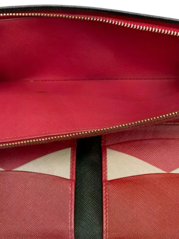 Prada 2010-2026 Saffiano Zip Around Wallet Long Wallets