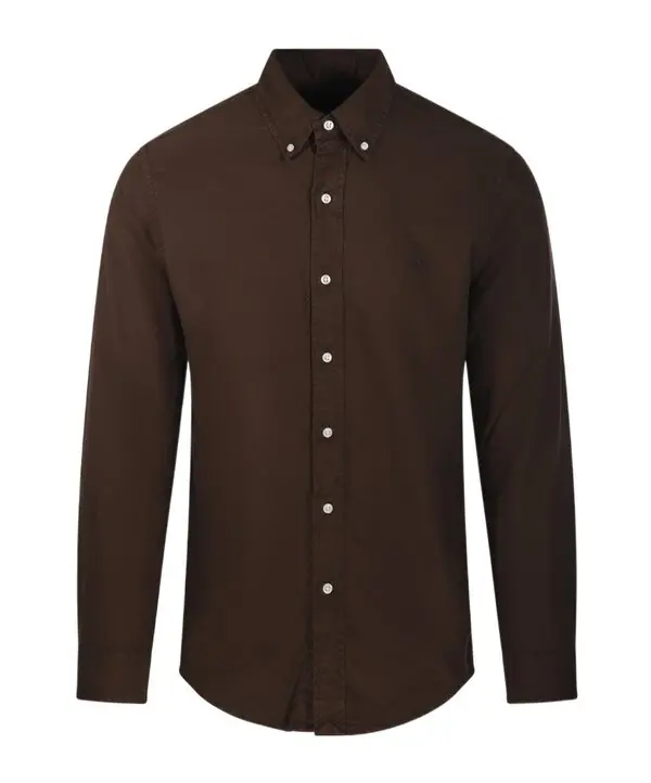 Ralph Lauren Polo Logo Embroidered Buttoned Shirt
