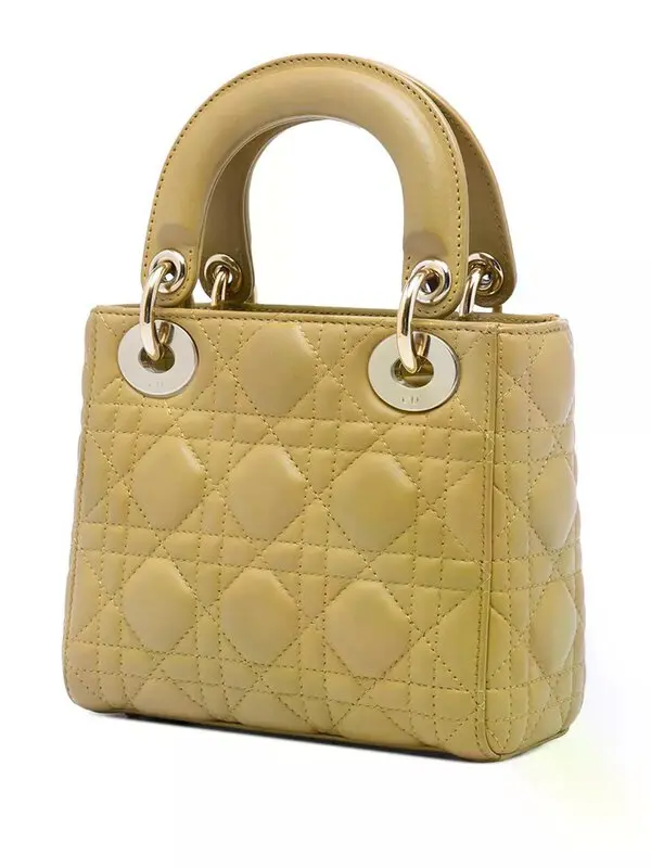 Dior Mini Lady Satchel - Brown