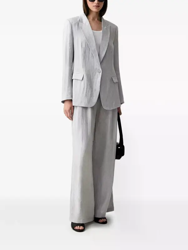 VICOLO Single-breasted Notched Lapel Blazer