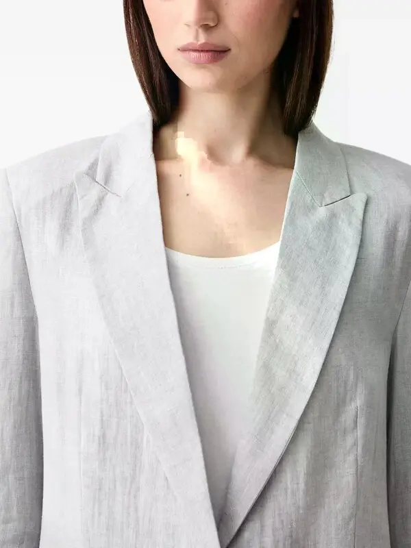 VICOLO Single-breasted Notched Lapel Blazer