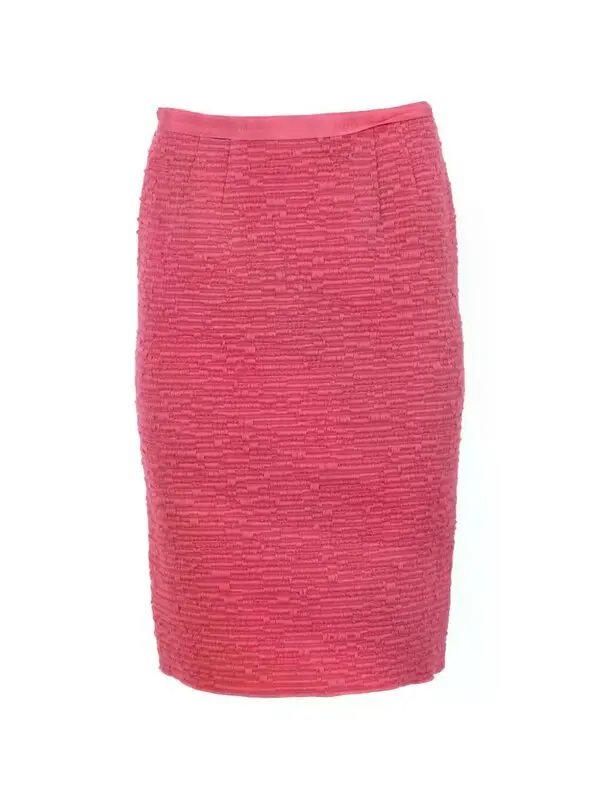 Nina Ricci Textured Pencil Skirt - Pink