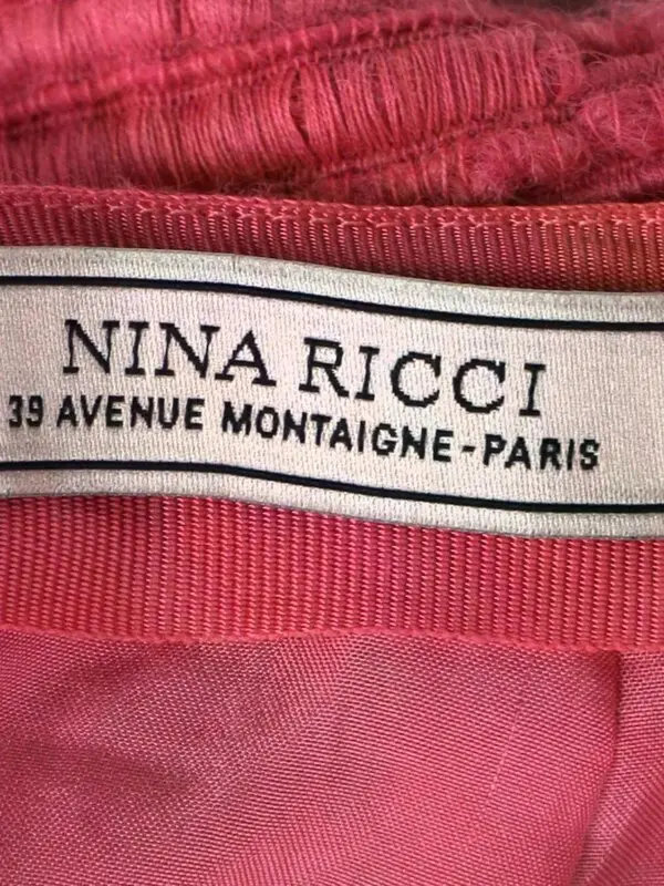 Nina Ricci Textured Pencil Skirt