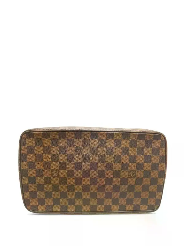 LOUIS VUITTON 2005 Damier Ebene Saleya Mm Tote Bag - Brown