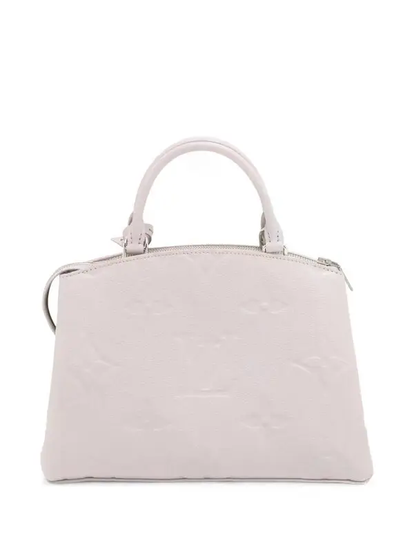 LOUIS VUITTON 2021 Monogram Empreinte Petit Palais Satchel - Grey