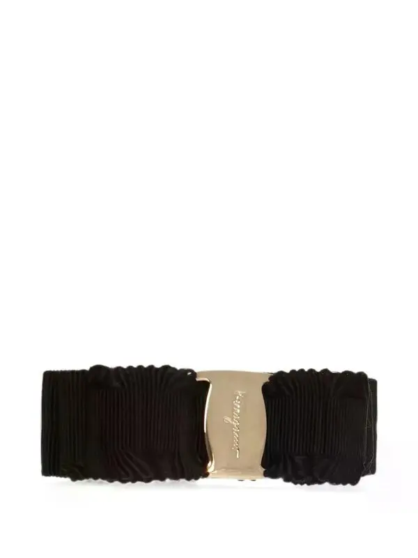 FERRAGAMO Vara Bow Hair Slide - Black