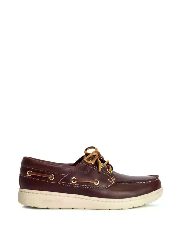 Timberland Portofino Boat Shoes - Red