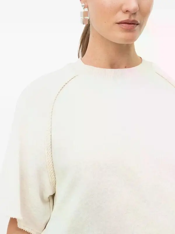 BOSS Raw-edge Raglan-sleeve T-shirt