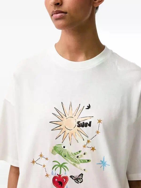 NEVER FULLY DRESSED Graphic Print T-shirt