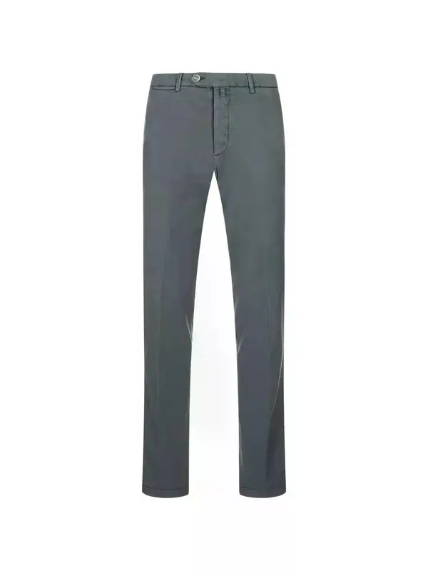 Kiton Logo-patch Straight-leg Trousers