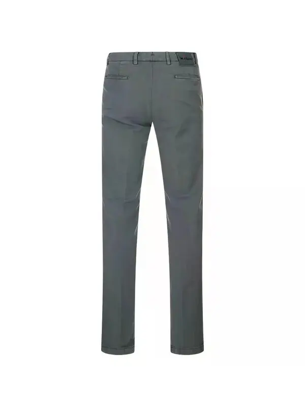 Kiton Logo-patch Straight-leg Trousers