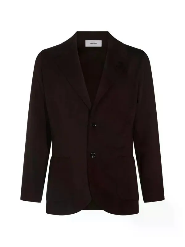 LARDINI Wool Button-up Jacket