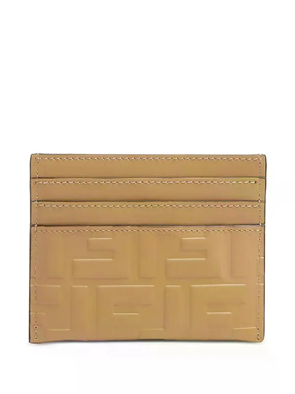 Fendi Ff Diamonds Leather Cardholder