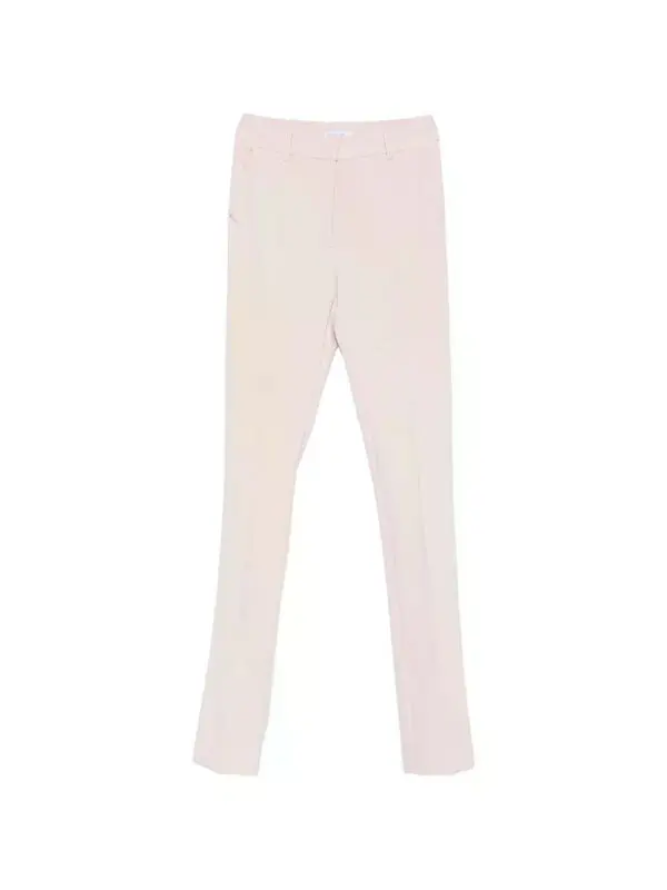 Patrizia Pepe Rose Crepe Slim-fit Trousers