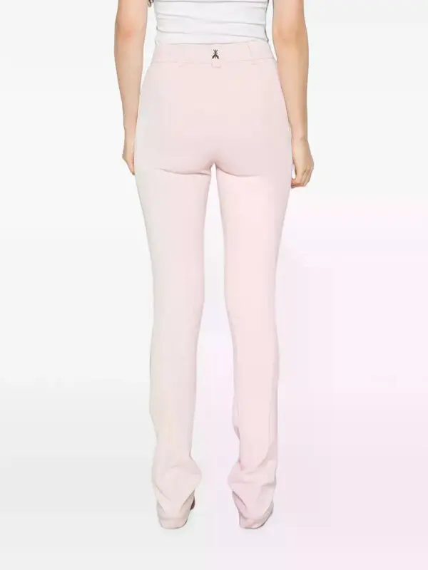 Patrizia Pepe Rose Crepe Slim-fit Trousers